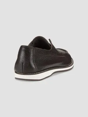 POLLINI Green Field Suede Loafers