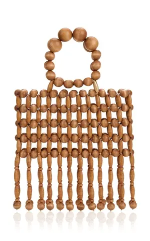 Cult Gaia Clara Beaded Top Handle Bag