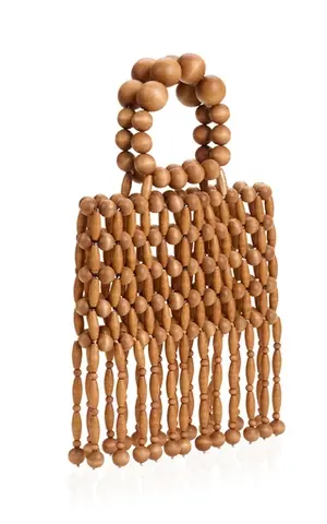 Cult Gaia Clara Beaded Top Handle Bag