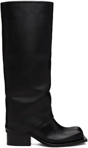 FIDAN NOVRUZOVA Havva Chunky Heel Boots - Black