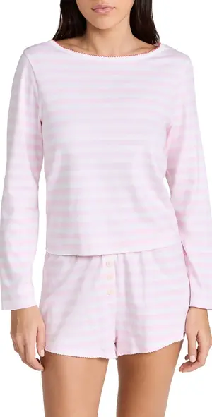 Morgan Lane Ellie Tee - Candy Cane Stripe