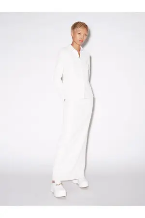 Rosetta Getty Tapered Maxi Skirt