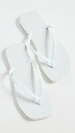 Havaianas Slim Square Flip Flops - White