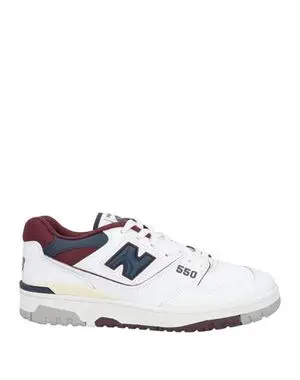 NEW BALANCE Sneakers Size Soft Leather, Textile Fibers - White