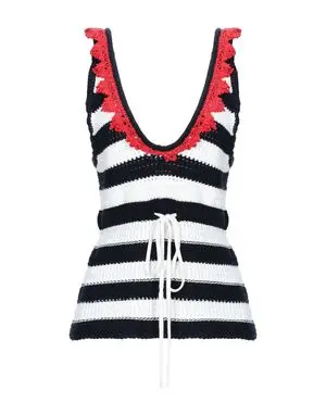 P JEAN Knitted Striped Top