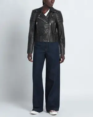 Bolongaro Trevor Sheepskin And Polyester Biker Jacket