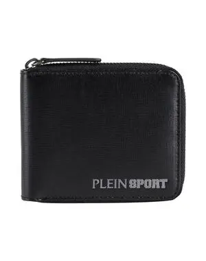 PLEIN SPORT Wallet Bovine Leather - Black