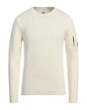 C.P. COMPANY C.P. Company Solid Color Sweater White