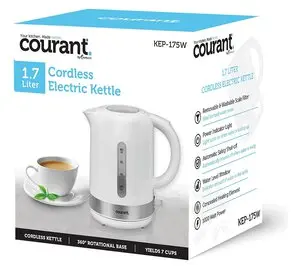 COURANT 1.7 Liter Cordless Electric Kettle