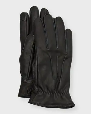 UGG Leather Gloves - Black