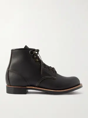 Red Wing Contrast Stitching Boots For Men