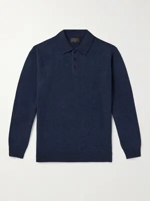 BEAMS Wool Polo Shirt