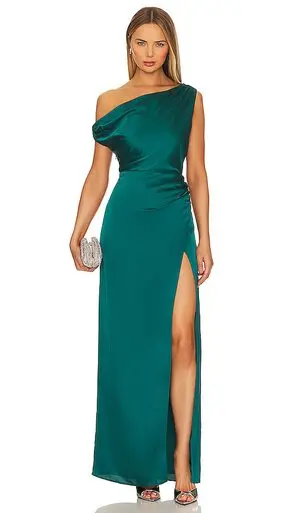 Show Me Your Mumu Jodie Dress - Emerald Luxe
