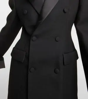 Wardrobe.NYC Wool Blazer Minidress - Black