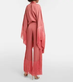 TALLER MARMO Nevada High-rise Wide-leg Pants - Pink