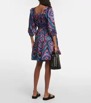 ERES Nightclub Printed Mini Dress