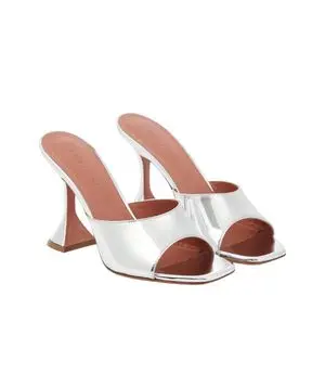 Amina Muaddi Lupita Mirrored Leather Mules