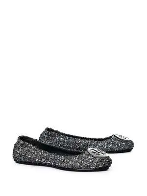 Tory Burch Minnie Travel Tweed Ballerinas
