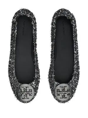 Tory Burch Minnie Travel Tweed Ballerinas
