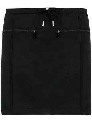 COURREGES Logo-patch Mini Skirt - Black