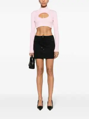 COURREGES Logo-patch Mini Skirt
