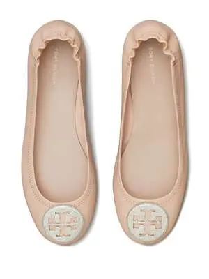 Tory Burch Minnie Travel Ballerina Shoes - Pink