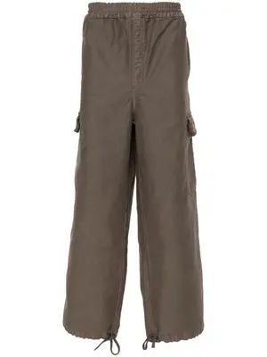 Études Studio Forum Twill Cargo Trousers - Brown