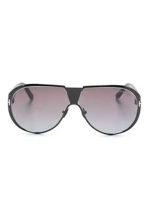 TOM FORD Pilot-frame Sunglasses - Black