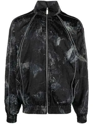 Off-White Biker Windbreaker Jacket - Black