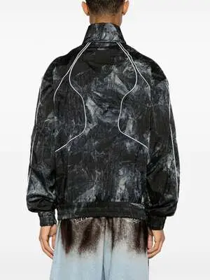 Off-White Biker Windbreaker Jacket - Black