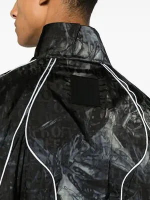 Off-White Biker Windbreaker Jacket - Black