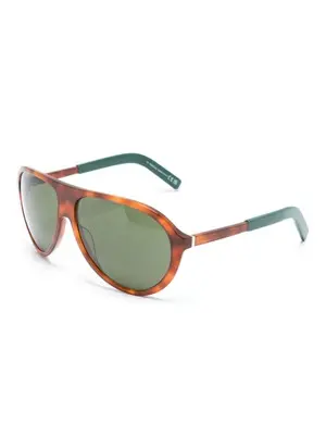 Moncler Roque Pilot-frame Sunglasses