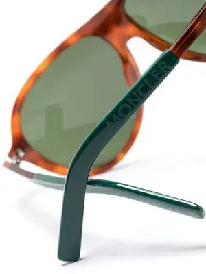 Moncler Roque Pilot-frame Sunglasses