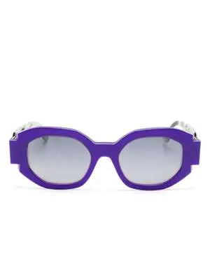 FACE À FACE Notchi Square-frame Sunglasses - Blue
