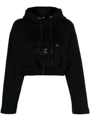 Versace Drop Shoulder Sweatshirts Hoodies For Women