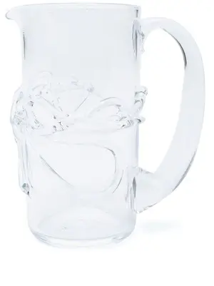 NIKO JUNE Ivy Glass Pitcher - White