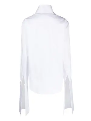 ALMAZ Split-detail Cotton Shirt