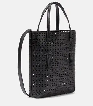 Alaïa Mina Ns Vienne Wave Leather Tote Bag
