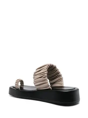 ELLEME Amor 39mm Platform Leather Sandals