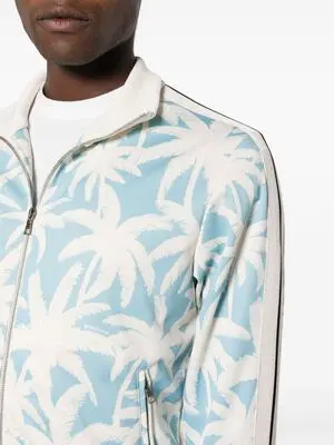 Palm Angels Palms Zip-up Track Jacket - Blue