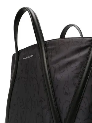 Alexander McQueen Harness Graffiti-print Tote Bag