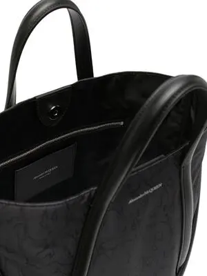Alexander McQueen Harness Graffiti-print Tote Bag