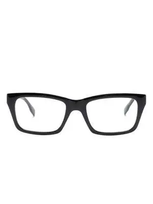 Karl Lagerfeld Logo-print Rectangle-frame Glasses