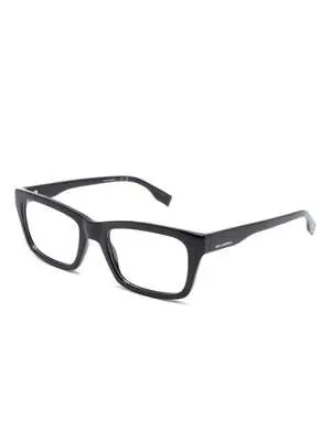 Karl Lagerfeld Logo-print Rectangle-frame Glasses