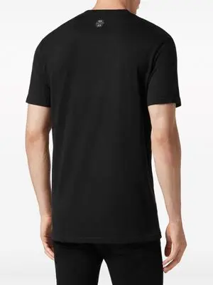 Philipp Plein Hexagon-logo Rhinestone-embellished T-shirt