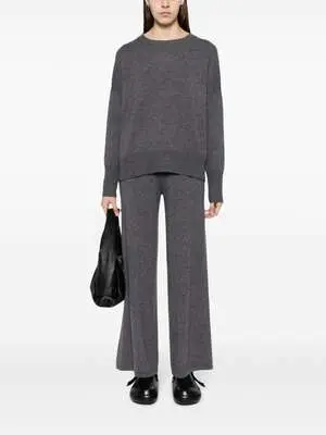 LISA YANG Mila Ribbed Cashmere Jumper - Grey