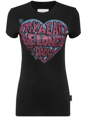 Philipp Plein Pure Cotton T-shirt - Black