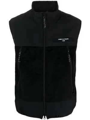 Comme Des Garçons Panelled Zip-up Waistcoat