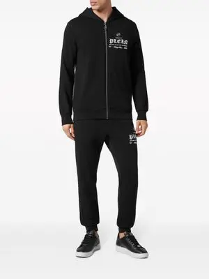 Philipp Plein Zip-up Logo Hoodie