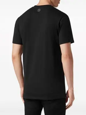 Philipp Plein Hexagon Rhinestone-embellished Cotton T-shirt